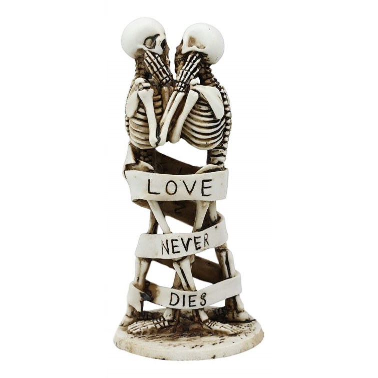 The Holiday Aisle® Kruger Love Never Dies Skeleton Couple | Wayfair